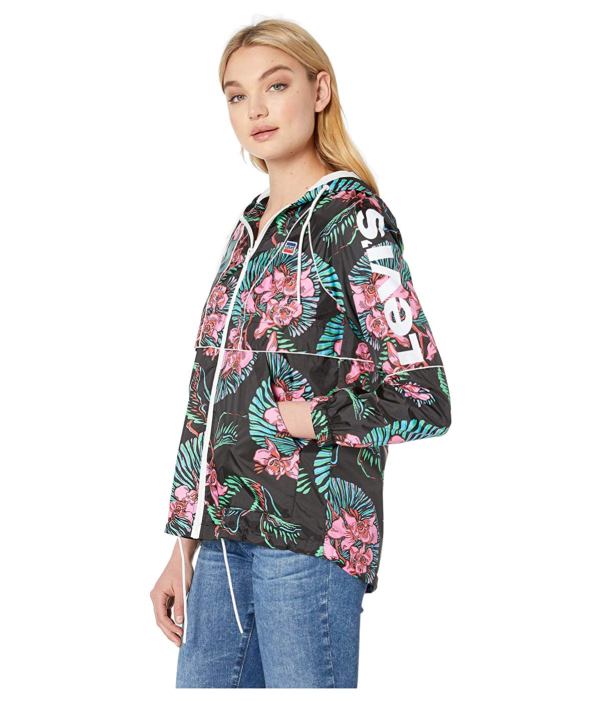 Levi's Retro Long Rain Slicker Jacket Black Hulu - Walmart.com