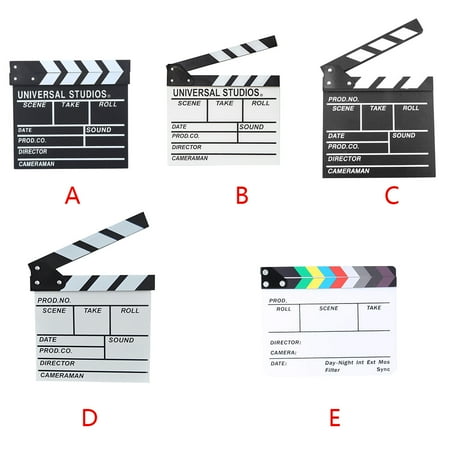 Director Film Clapboard Action Scene Clapper Board Wooden Movie Action ...