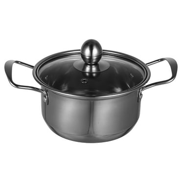 Beautiful Korean Ramen Noodle Pot, Soup Cooking Pot with Lid, Spoon ...