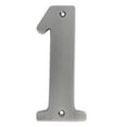 HY-KO 5" Metal Satin Nickel House Address Number 1 - Walmart.com