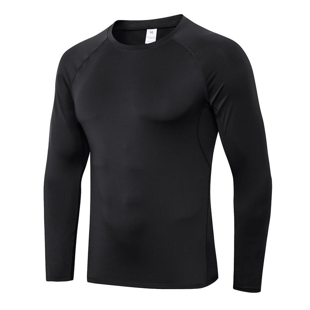 Abcelit Quick Drying Sweat Wicking T Shirt High Stretchy Tight Long