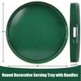 13" R Green Round Serving Tray - Walmart.com
