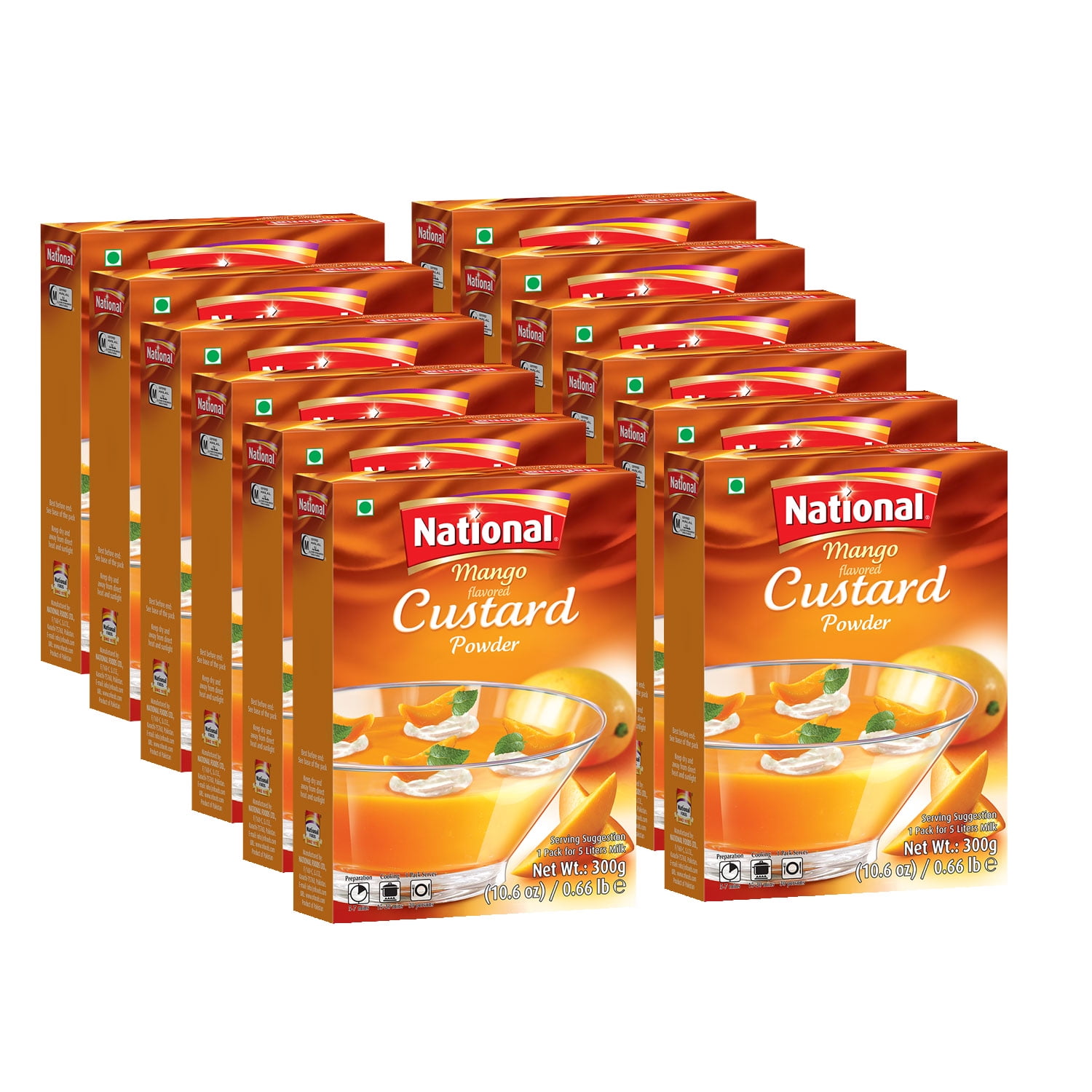 National Foods Custard Powder - Mango 10.58 oz (300g) | Easy to Cook ...