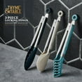 Thyme & Table Locking Tongs Set, 3-Piece with Non-Scratch Tips ...