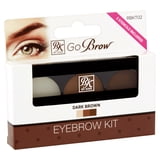 RK by KISS Go Brow Eyebrow Kit, Dark Brown - Walmart.com