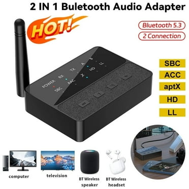 1Mii B03 3-in-1 Bluetooth 5.0 Transmitter Receiver for TV, Low Latency ...