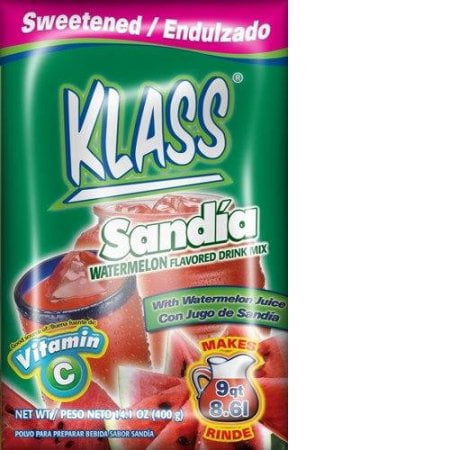 Klass Aguas Frescas Watermelon Flavored Drink Mix - Walmart.com