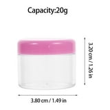 HERFIER 12Pcs Empty Cream Containers Small Cosmetic Containers ...