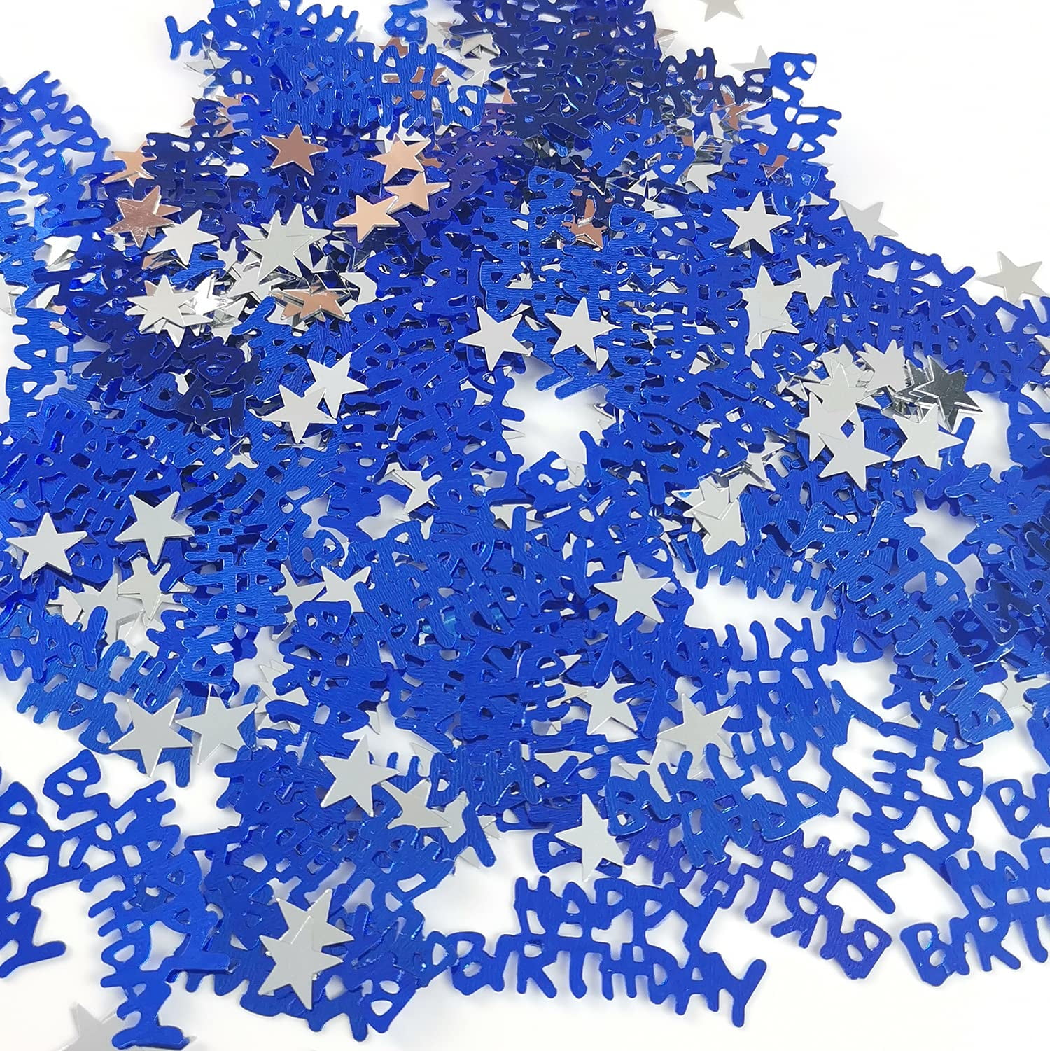 Hrovsur Happy Birthday Confetti Blue Happy Birthday Table Confetti