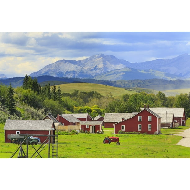 Bar U Ranch National Historic Site; Longview, Alberta, Canada Poster ...