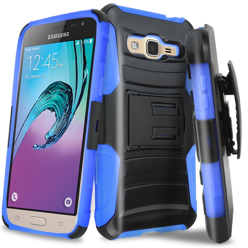 Galaxy Express 3, J1 (2016), J120, AMP 2, Luna 4G Case, Dual Layer ...