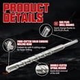 TYHREF-SDS Plus Rotary Hammer Drill Bit 7/8"x10.24", Professional ...
