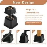 Sunifier Heavy Duty Bed Risers 6 inches (4+2 inches) , Adjustable ...