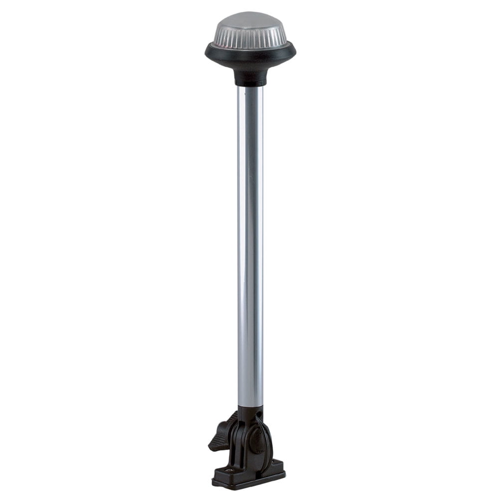 Perko 1637DP0CHR Vertical-Mount Fold Down White All-Round Pole Light ...