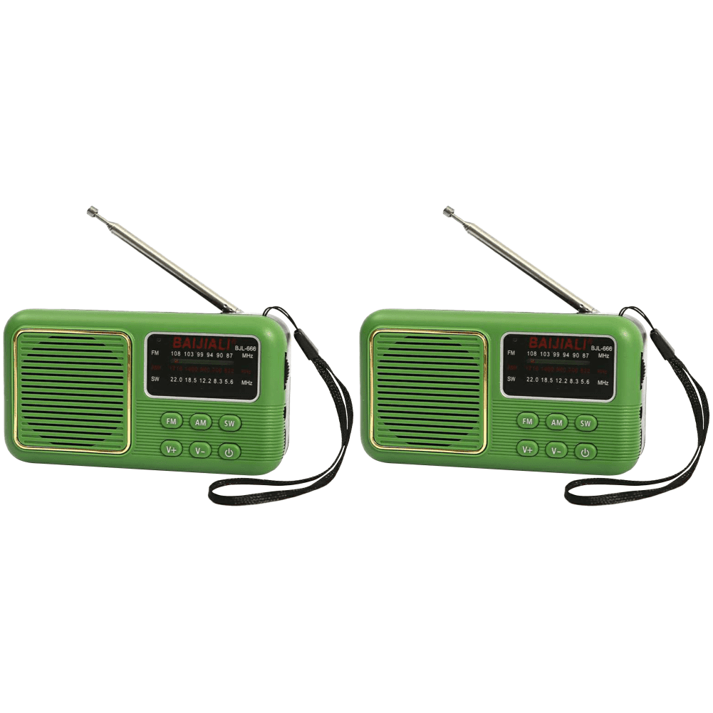 Mini Radio Portátil Banda Completa Batería 500mAh Receptor AM/FM ...