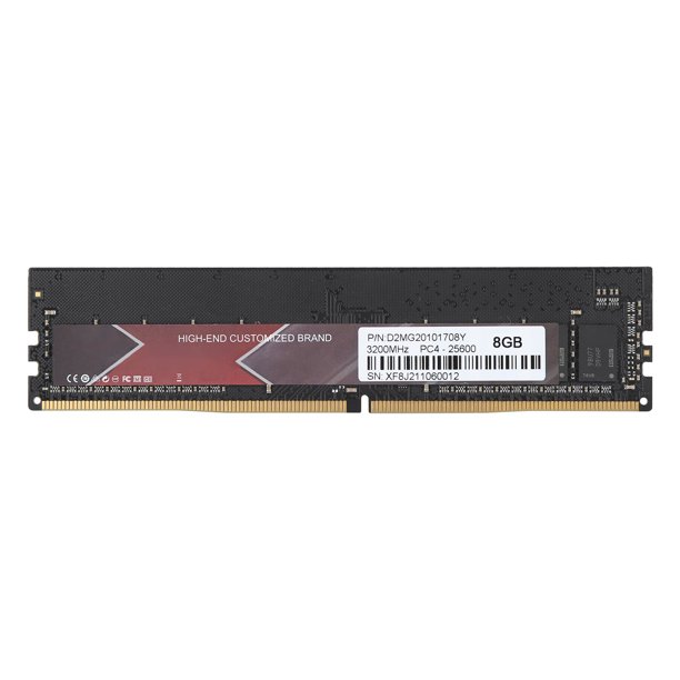 RAM DDR4 Metal Aluminio PCB de alto rendimiento DDR4‑3200MHz PC4‑25600 Memoria de escritorio8GB ...