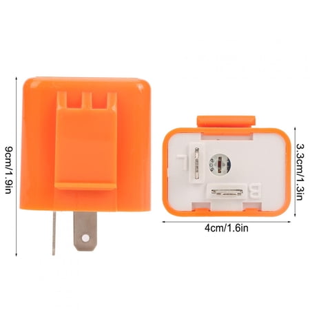 FAGINEY Adjustable Frequency Turn Signal Relay, Led Flasher Relay, For ...