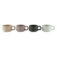 Thyme & Table 4-Piece Ceramic Ribbed Stackable Mug Set with Rack 12 fl oz - Walmart.com