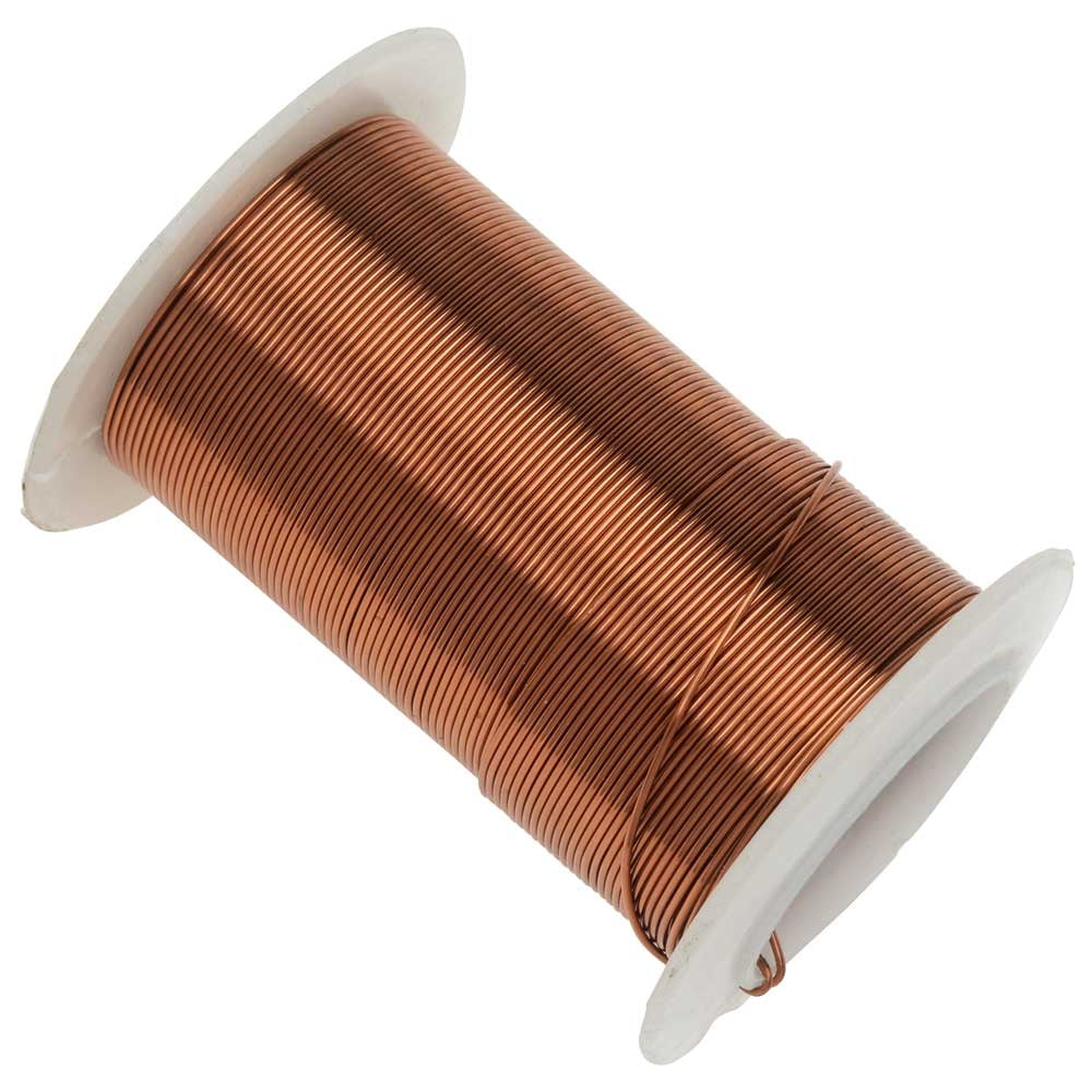 Wire Elements, Tarnish Resistant Antique Copper Wire, 22 Gauge 20 Yards ...