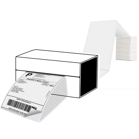 Fanfold Thermal Labels 4x6, Perforated Postage Thermal Label Printer ...