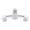 E27 Bulb Socket Adapter with Conversion Function for Connecting Two ...