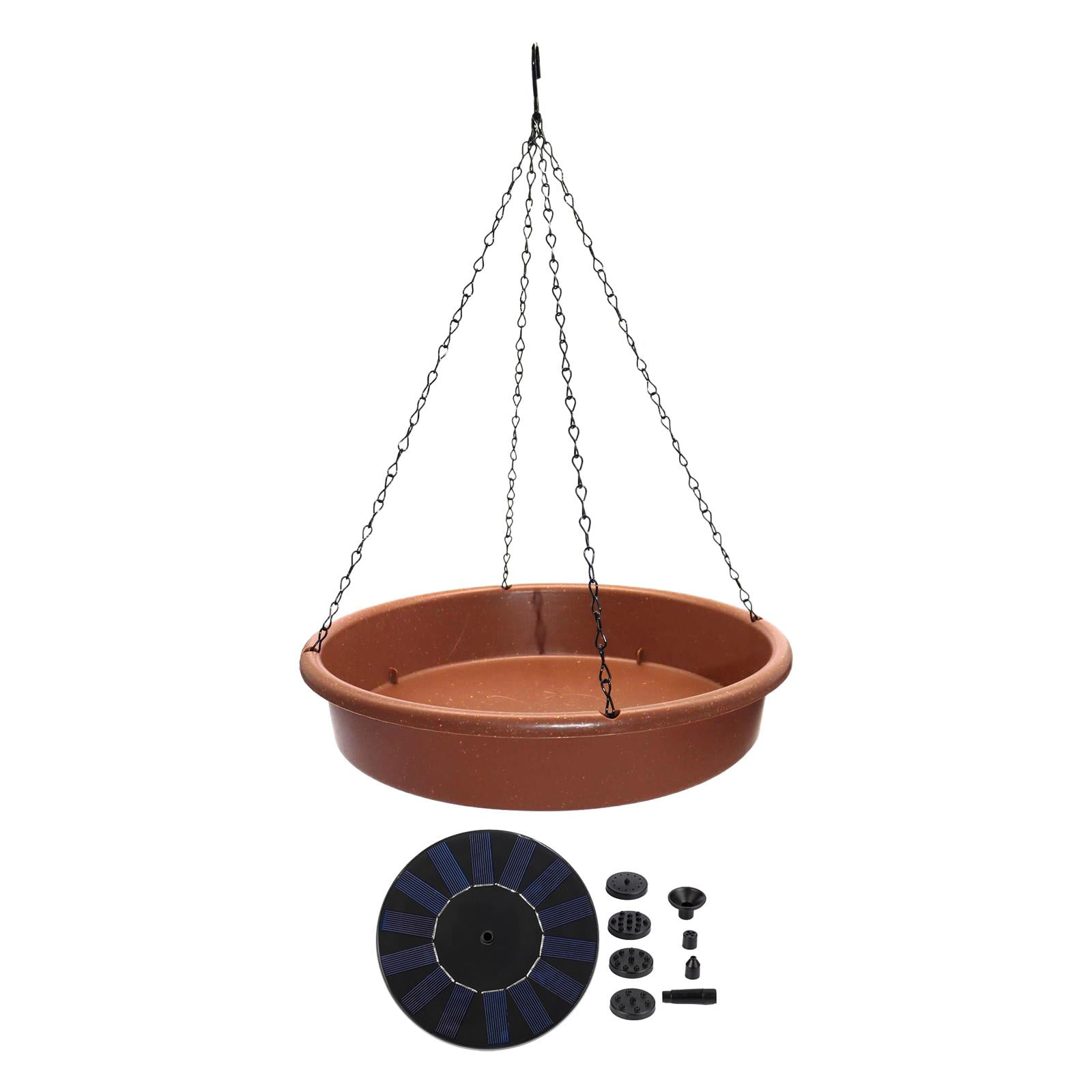 Click here for Jesticaly Bird Bath Hanging Decor Solar Powered Wa... prices