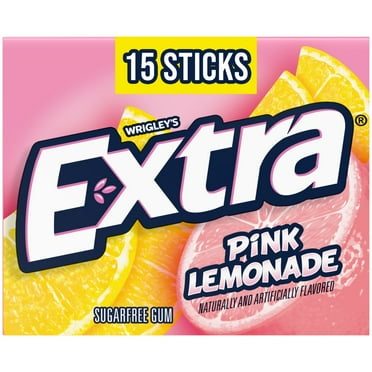Extra Classic Bubble Sugar-Free Chewing Gum, Bubblegum Flavored, 15 ...