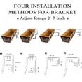 2 Pack 30 Inch Window Boxes Planters Railing Planter Box with ...