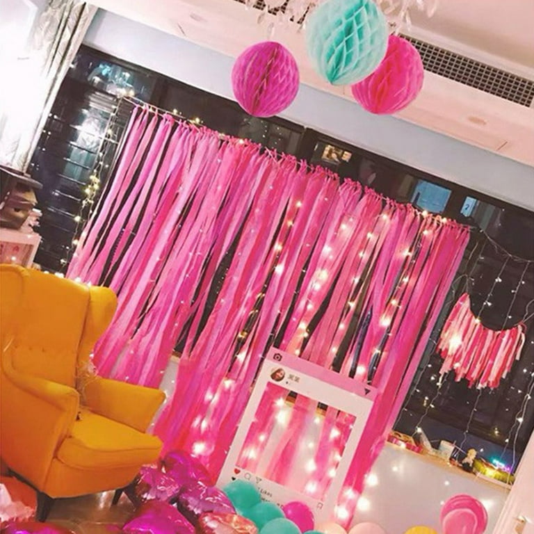 Crepe Paper Room Decor