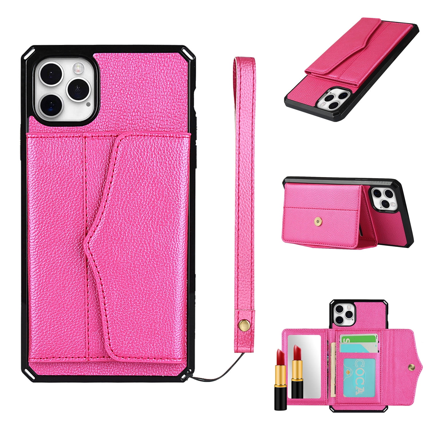 Case for iPhone 12 Pro Max Wallet Cover with Credit Card Holder ...