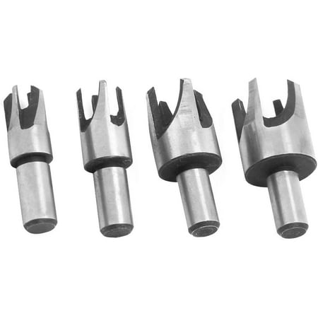4pcs Tenon Cutter Drill Bit 45 Carbon Steel Tenon Drill Bit Wood Plug ...
