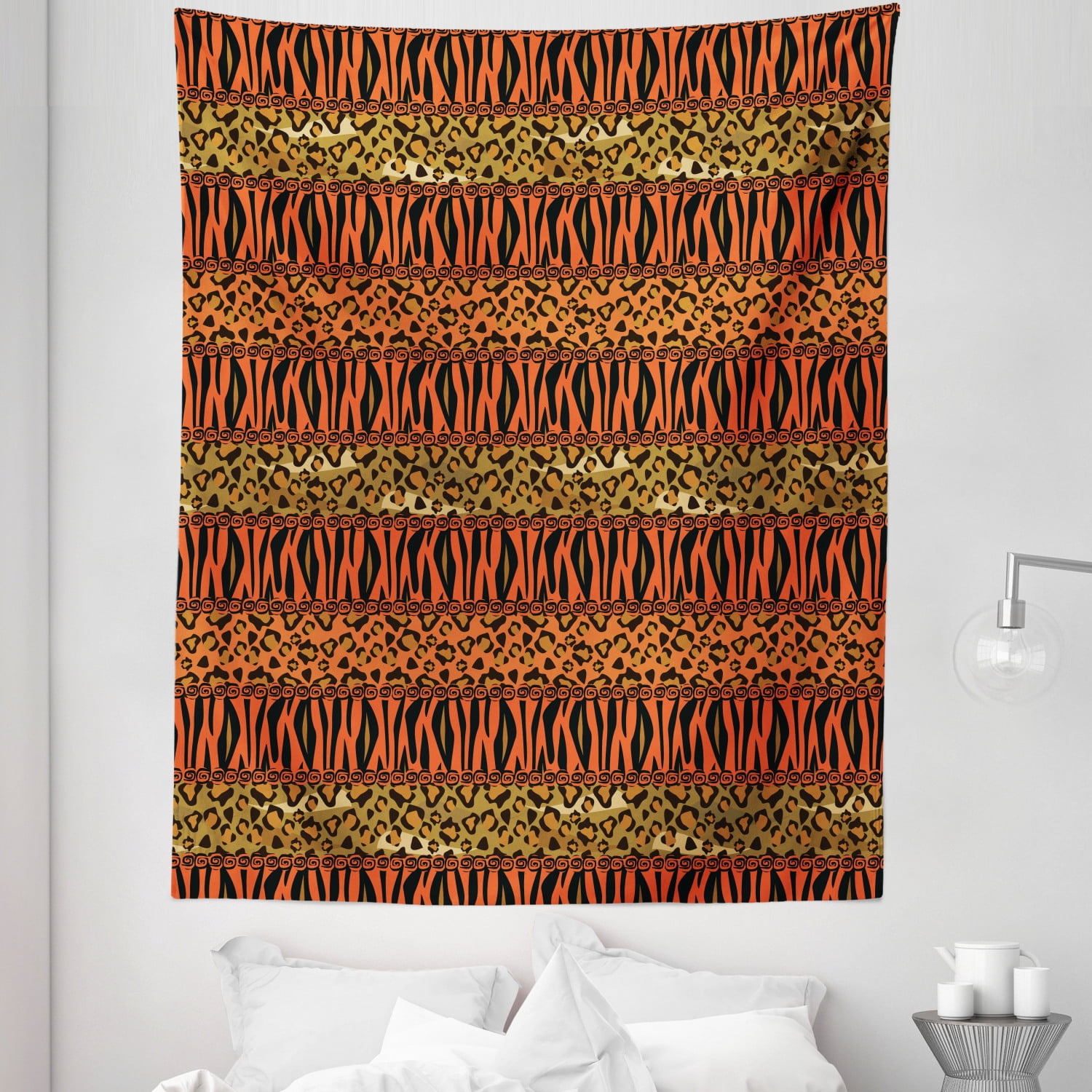 African Tapestry, Leopard and Cheetah Skin Savannah Pattern Safari ...