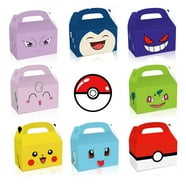 12 PCS Party Favor Candy Bags for Pokemon Pikachu Themed Birthday ...