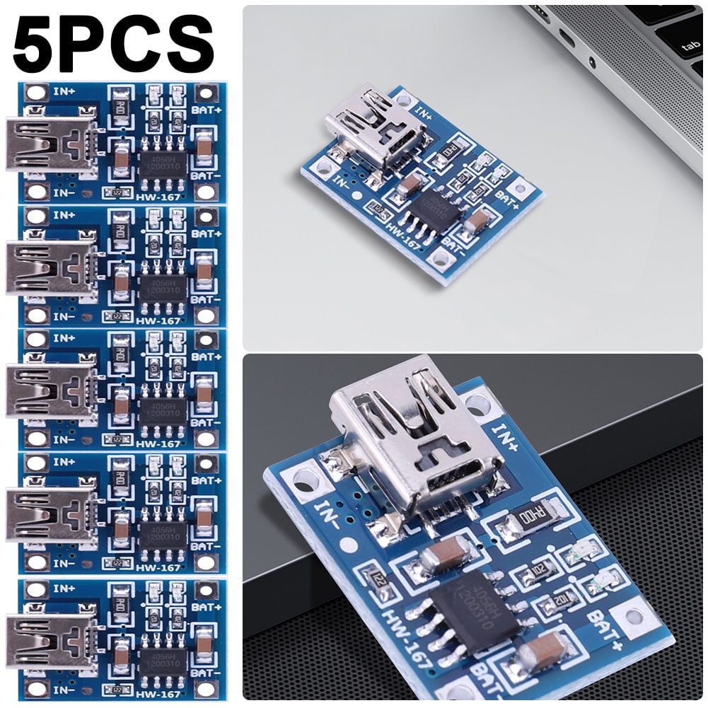 [HW-167 1 pieza] [mini usb] TP4056 1A batería litio placa carga ...
