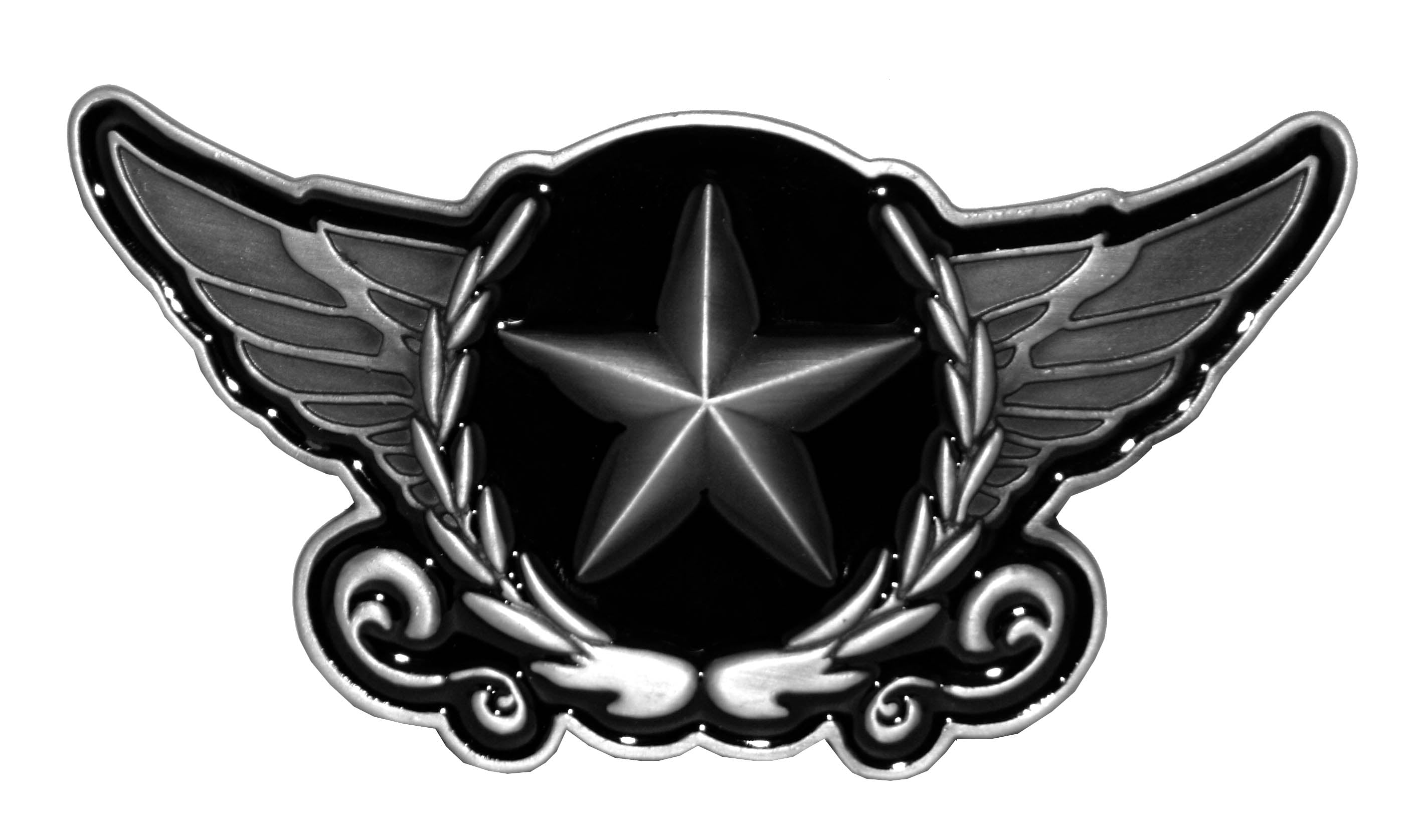 Army Star Crest Angel Wings Badge Belt Buckle - Walmart.com
