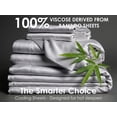 Queen Size 100% Viscose from Bamboo Sheets Set – Sateen Weave, 800 ...