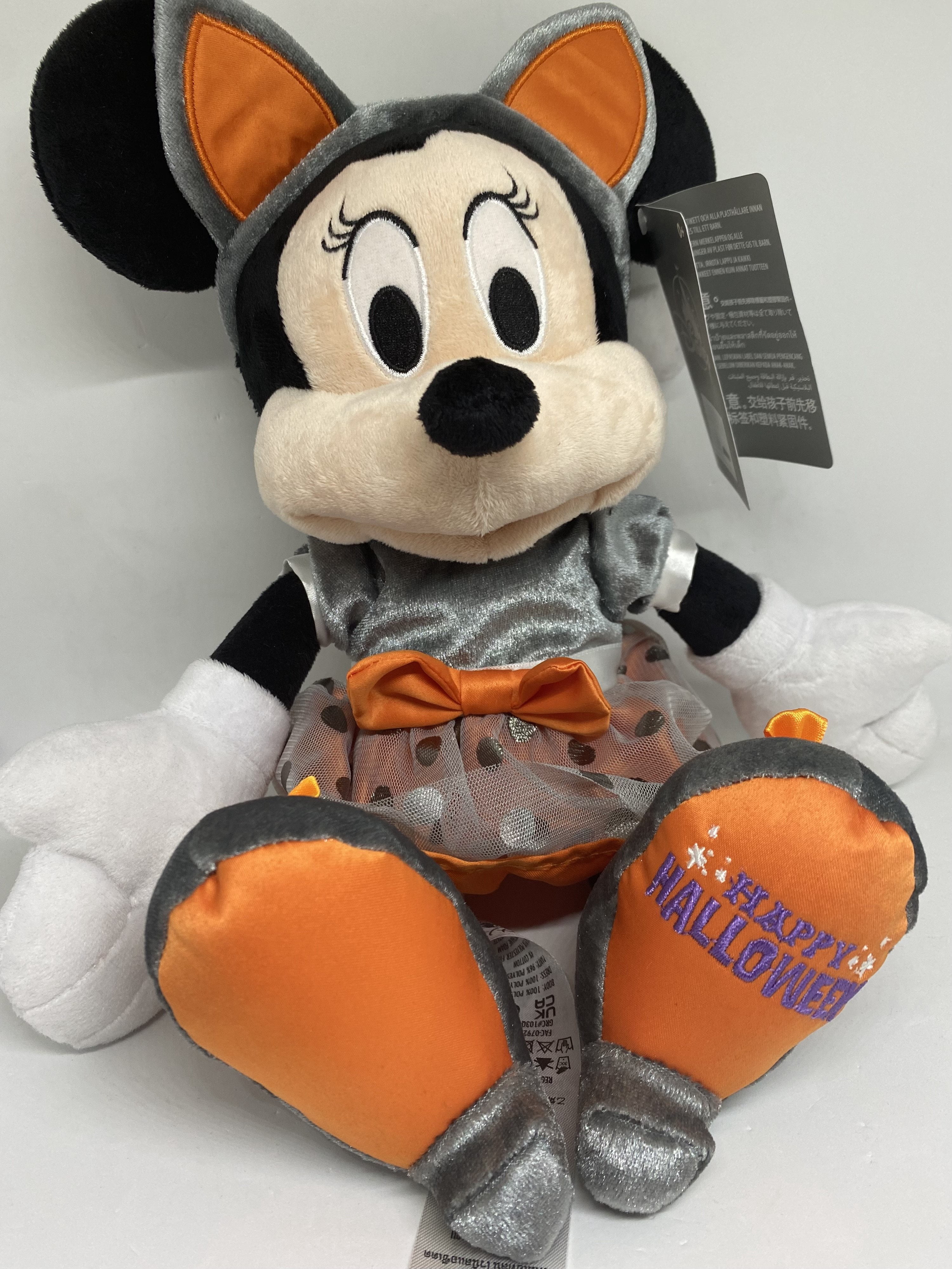 Disney Parks Happy Halloween 2021 Minnie Cat Plush New with Tag ...