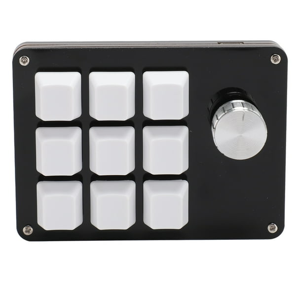 Mechanical Mini 9 Key Keypad With Knob Macro Programming Keyboard Hot Swappable Key Line ...
