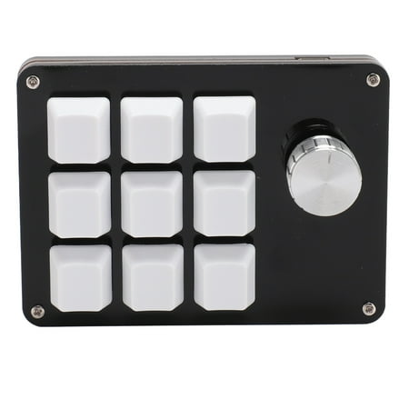 Mechanical Mini 9 Key Keypad With Knob Macro Programming Keyboard Hot ...
