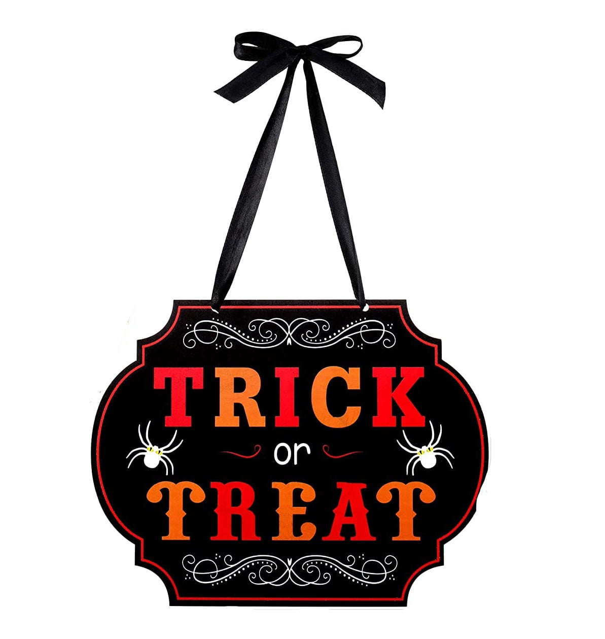 Trick or Treat Hanging Sign October Witches Halloween Welcome Signs for ...