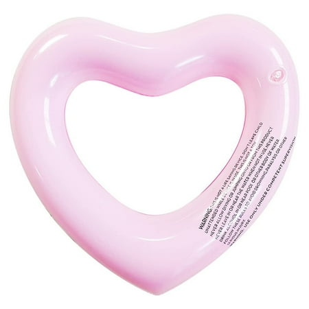 Inflatable Swim Rings, Heart Shaped Swimming Pool Float, Water Fun ...