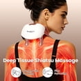Human-Like Deep Tissue Shiatsu Cordless Neck Massager with Heat 3 ...