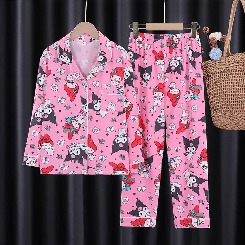 Pijamas De Dibujos Animados Para Niños Y Niñas Ropa De Dormir Kawaii