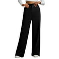ClodeEU Womens High Waisted Straight Leg Slacks for Office ,Fall ...