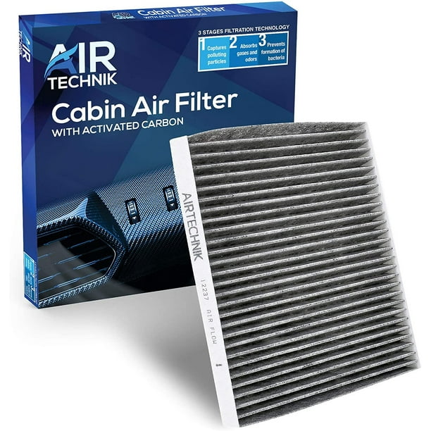 AirTechnik CF12237 Cabin Air Filter w/Activated Carbon Fits Nissan ...