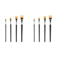 Art Brush Comb Set 4PCS; Small nylon painting brushes for acrylic oil ...