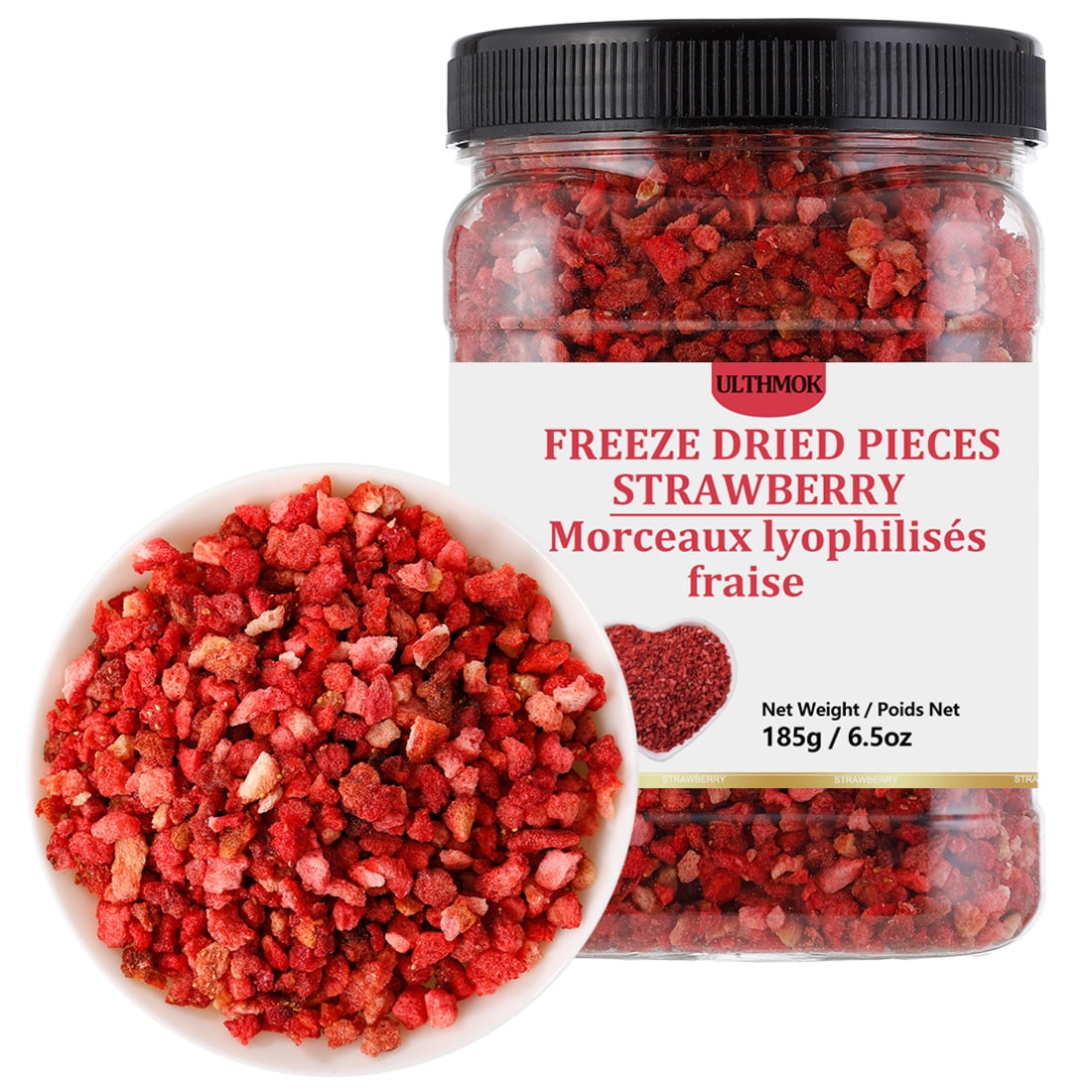 Click here for Ulthmok Freeze Dried Strawberries Pieces 6.5 Oz/18... prices
