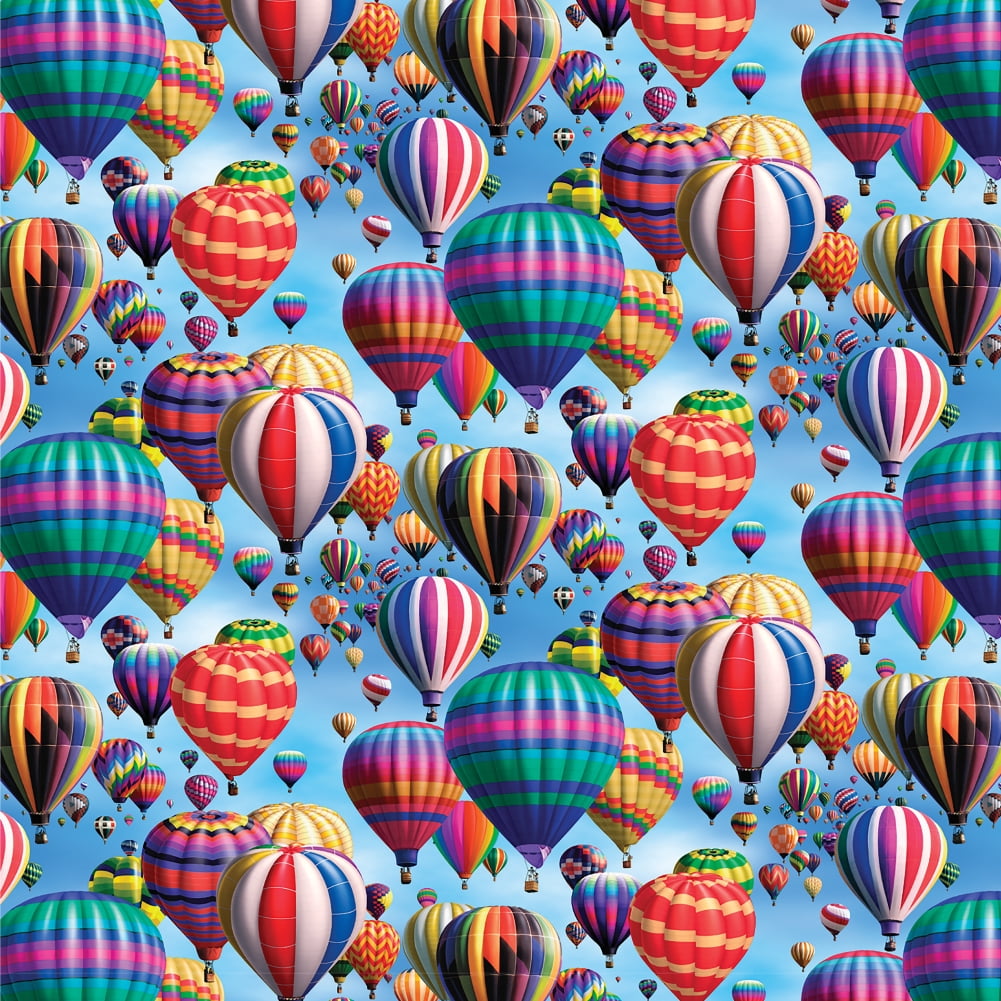 Hot Air Balloons Pattern Premium Roll Gift Wrap Wrapping Paper ...