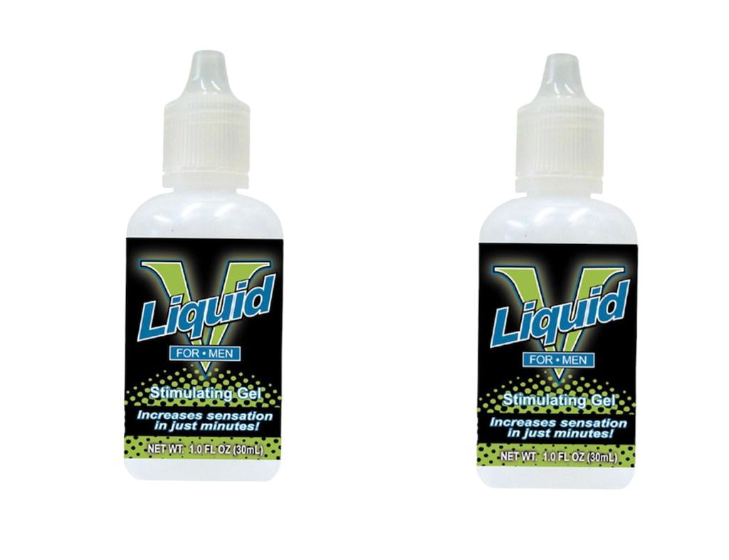 Liquid V For Men, Stimulating Gel, 1 oz Bottle, Body Action (Pack of 2 ...