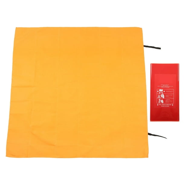 Manta ignífuga de supresión, manta ignífuga de emergencia naranja Manta ...